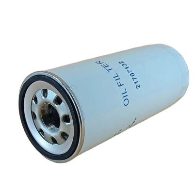 China Filtro de óleo de escavadeira de circulação lisa 21707132 com componentes de núcleo de fibra de vidro à venda