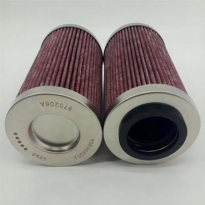 China Oliefilterelement 735006904 Video-uitgaande inspectie Te koop