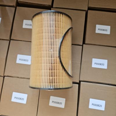 中国 最高級の掘削機オイルフィルターエレメント P550820 高さ202mm 内径57mm 販売のため