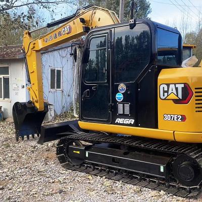 China 2020 2nd Hand Diggers Repossessed Mini Excavators Caterpillar 307e2 7ton for sale