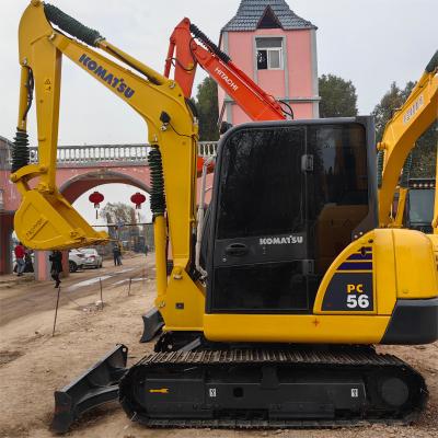 Cina Giappone Pc56-7 Escavatori Komatsu Usati Attrezzature per il movimento della terra in vendita