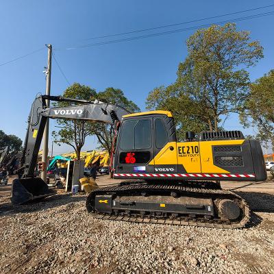 Cina EC210 di seconda mano Volvo Excavators 21 T Equipaggiamento di scavo di terra in vendita