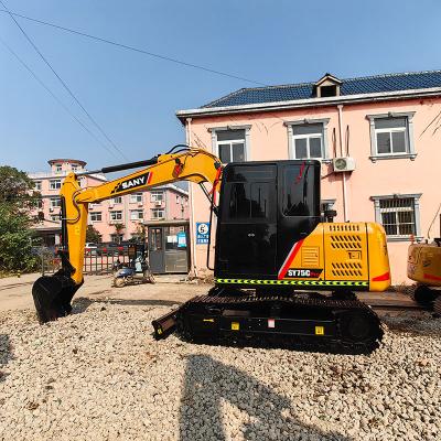 China Sany SY75 Used Sany Excavator 67.5Ton Used Earth Moving Digger 36kw for sale