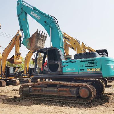 China 197kw 36100kg Used Kobelco Sk 350 Excavator 197kw Heavy Backhoe Equipment for sale