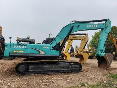 Cina 35T Kobelco escavatore usato Sk350 36100kg scavatore macchina di costruzione in vendita