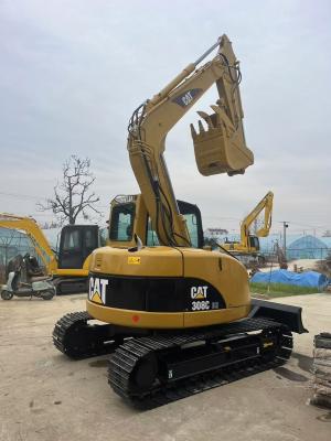 Cina 8 tonnellate Cat Used Backhoe Crawler Excavators CAT 308C Escavatori di seconda mano con 0,28m3 in vendita