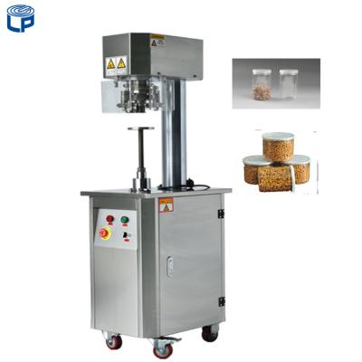 China 23cans/Min Beverage Can Sealing Machine , 2 rollers Plastic Can Sealing Machine for sale