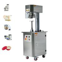 China 23cans/Min Beverage Can Sealing Machine , 2 rollers Plastic Can Sealing Machine for sale