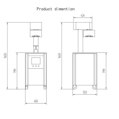 China 0.75KW 1 Hoofd23cans/Min Manual Can Sealing Machine Te koop