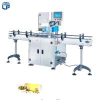 China 35cans/Min Automatic Can Seaming Machine , 4 Rollers Aluminum Can Sealer Machine for sale
