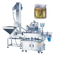 China Bottle Height 25mm Screw Capper , 30pcs/Min Jar Capping Machine for sale