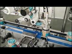 Round bottle label applicator