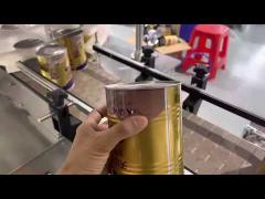 macchina automatica del cucitore della latta della singola della testa di velocità piccola del popcorn della latta macchina di plastica fissa automatica di sigillamento