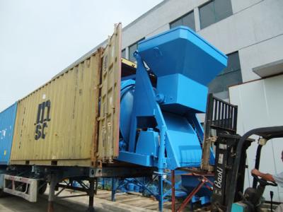 China 750L self load concrete mixer BETONNIERE A CHARGEUR HYDRAULIQUE  - CUVE HORIZONTALE for sale