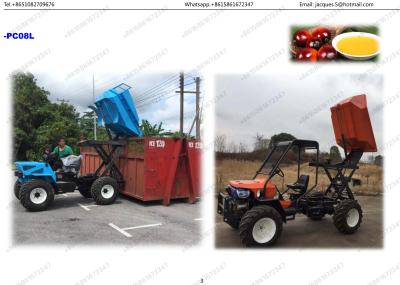 China Oil Palm Truck Palm Carrier Agricultural Loader Palm dumper Palm Tipper PC08 for sale