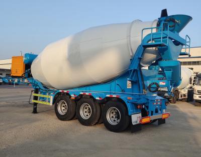 China 3axel concrete mixer semi trailer 14cbm 15cbm 16cbm 18cbm for sale