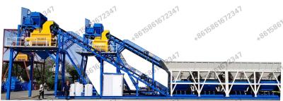 China foundation free concrete batching plant HZS60F fast assembling concrete batching plant for sale