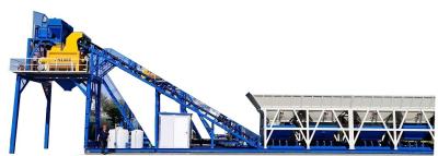 China 60cbm concrete batching plant without foundation HZS60F for sale