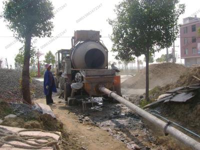 China Concrete mixing pump self load concrete mixer pump concrete pump BETONNIERE POMPE trailer pump for sale