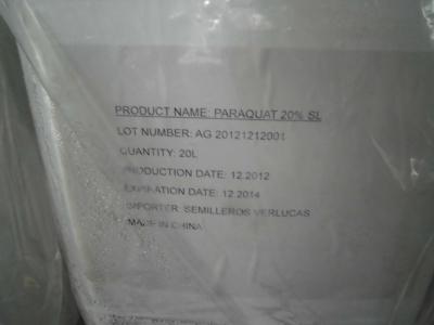 China Paraquat 20% SL/Herbicides/Bangladesh liquid for sale