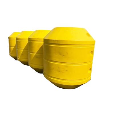 China MDPE Hull with fomaed PU plastic floater, polyethylene floater for dredging pipeline, mining tailing for sale