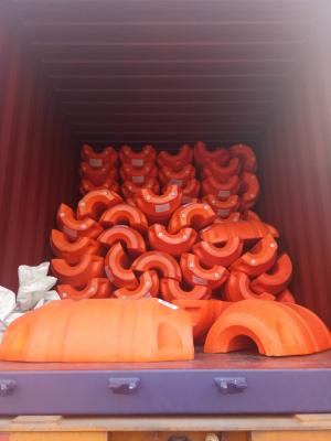 China Large Diameter 710mm MDPE Floating Gold Dredge Pontoons for mining tailing Slurry for sale