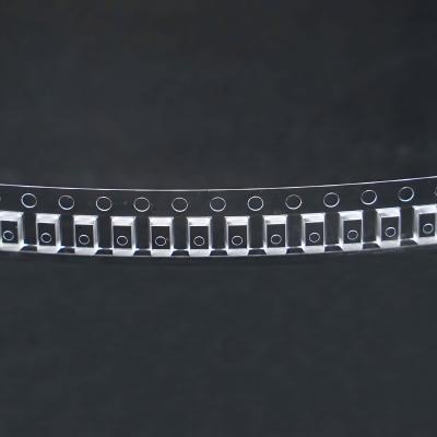 China 0603-1.1 Transparent Carrier Tape For Mini SMD Component Packaging With PC Material, 8mm x 1500m Reel And Clear Pocket Fit for sale