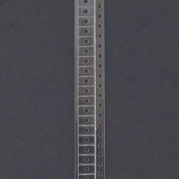 Quality Durable Transparent PET Carrier Tape For Compact Square Component Packaging for sale