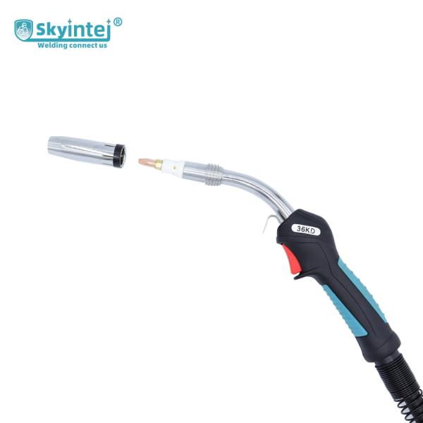Quality Blue Handle 36KD Mig Torch Gas Cooled with 3m 4m 5m Cable for sale
