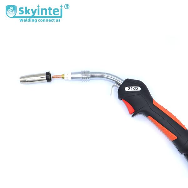 Quality Industrial 24kd Mig Torch Lightweight 220A Mixed Gases Cooled for sale