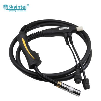 China KR500A MIG Co2 Welding Torch 2m - 10m Custom Cable Length with Pana Adaptor for sale