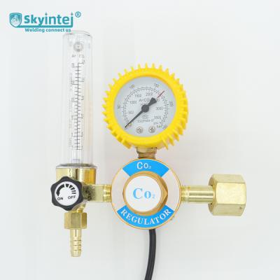 China Brass CO2 Flow Meter Regulator Precise Gauge 0-15MPa Inlet CE Approved for Factory for sale