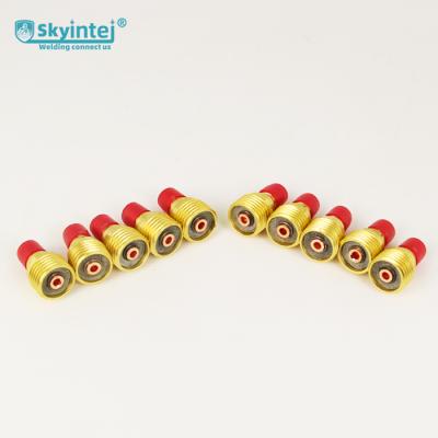 China WP9 Tig Torch Gas Lens Collet Body Copper Material for sale
