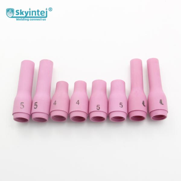 Quality WP-9 Tig Ceramic Cup Gas Coverage For High Duty Cycle Welding for sale