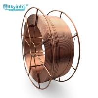 China Smooth Feed Solid Welding Wire Rust Resistant Diameter 0.8/1.0/1.2/1.6mm for sale