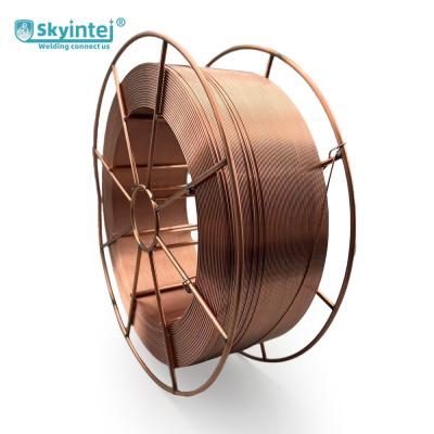 China Smooth Feed Solid Welding Wire Rust Resistant Diameter 0.8/1.0/1.2/1.6mm for sale