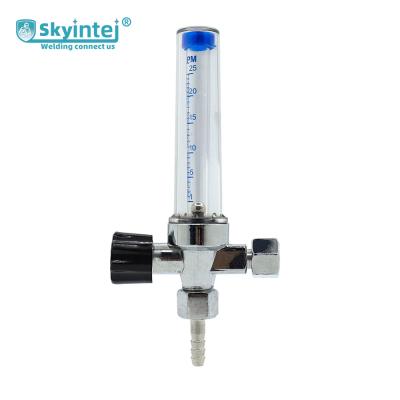 China Aluminium Body Argon / CO2 Flowmeter 1-25Lpm Flow OEM Customized for sale