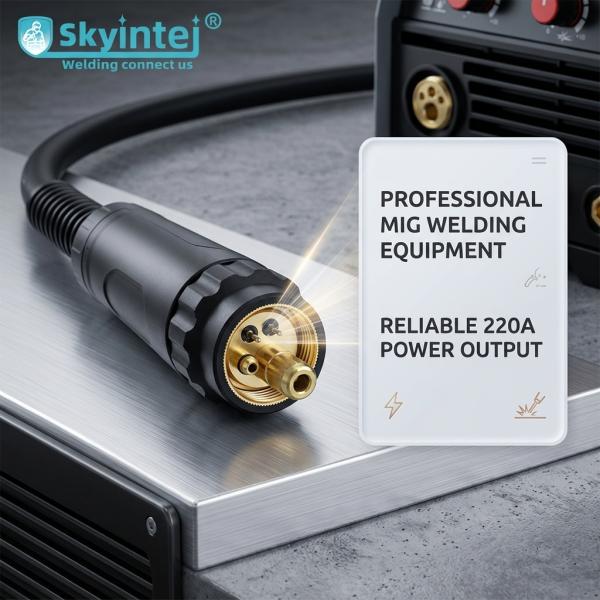 Quality Industrial 24kd Mig Torch Lightweight 220A Mixed Gases Cooled for sale