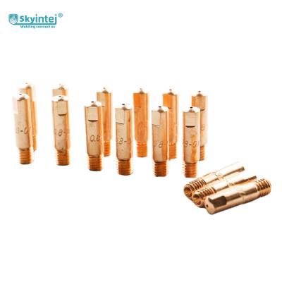 China Copper 15AK Mig Contact Tip Holder 0.8/1.0/1.2mm Precise Wire Feeding For Workshops for sale