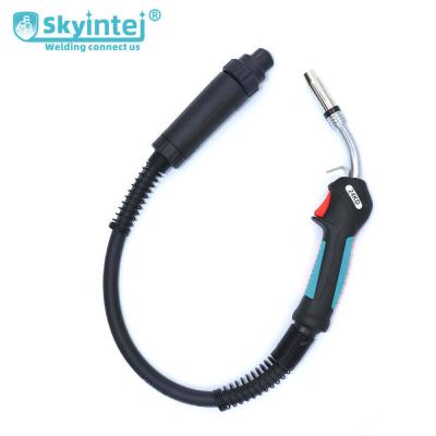 China Mig Welding Torch 24KD Carbon Dioxide 220V Copper Plated Flexible Swan Neck Air Cooled for sale