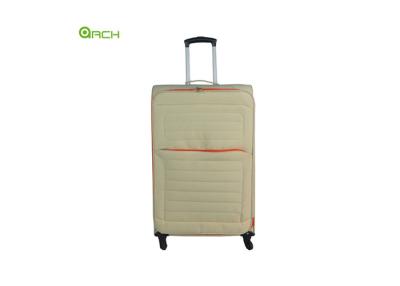 China Light Weight Travel Trolley Soft Sided Luggage with Front Pockets for sale