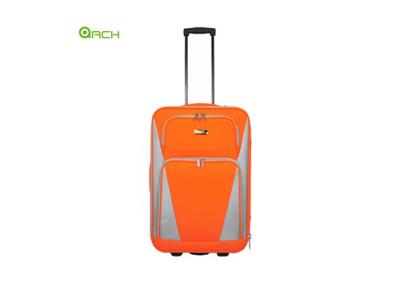 China 600D Economic Polyester Soft Sided Luggage with Two Front Pockets for sale