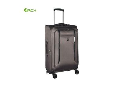 China Classic Dobby Nylon Trolley Bag Trolley Soft Sided Luggage with Multi- Pockets for sale