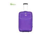 China 600D Polyester Trolley Case Soft Sided Luggage with Skate Wheels for sale