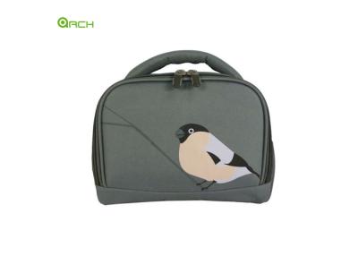 bolso cosmético del equipaje del viaje de la lona de la vanidad 600D con el material fuerte