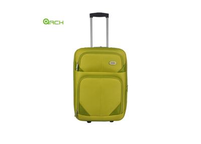 China 600D Polyester Lightweight Luggage Bag with Two Big Front Pockets and Skate Wheels for sale