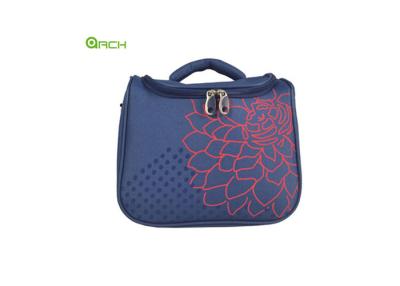 China 600D Printing Duffel Travel Vanity Cosmetic Bag with Top Carry Handle for sale