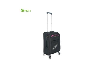 Cina 1680D Polyester Light Weight Suitcase Luggage Bag with Two Front Pockets and Spinner Wheels in vendita