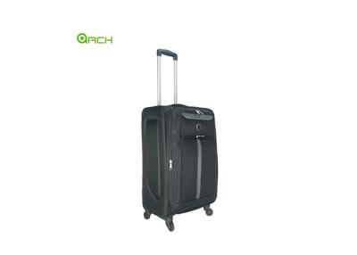 China Factory Price Spinner wheels suitcase Soft Sided Luggage with two front pockets for sale