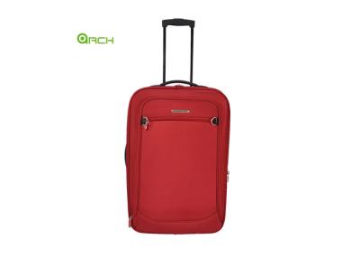 中国 前部ポケットによって締まる28インチ ポリエステル スーツケースの荷物の押しボタン 販売のため